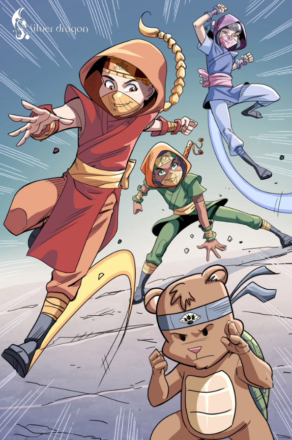 Princess Ninjas - Art Print 1 | Silver Dragon Books Shop